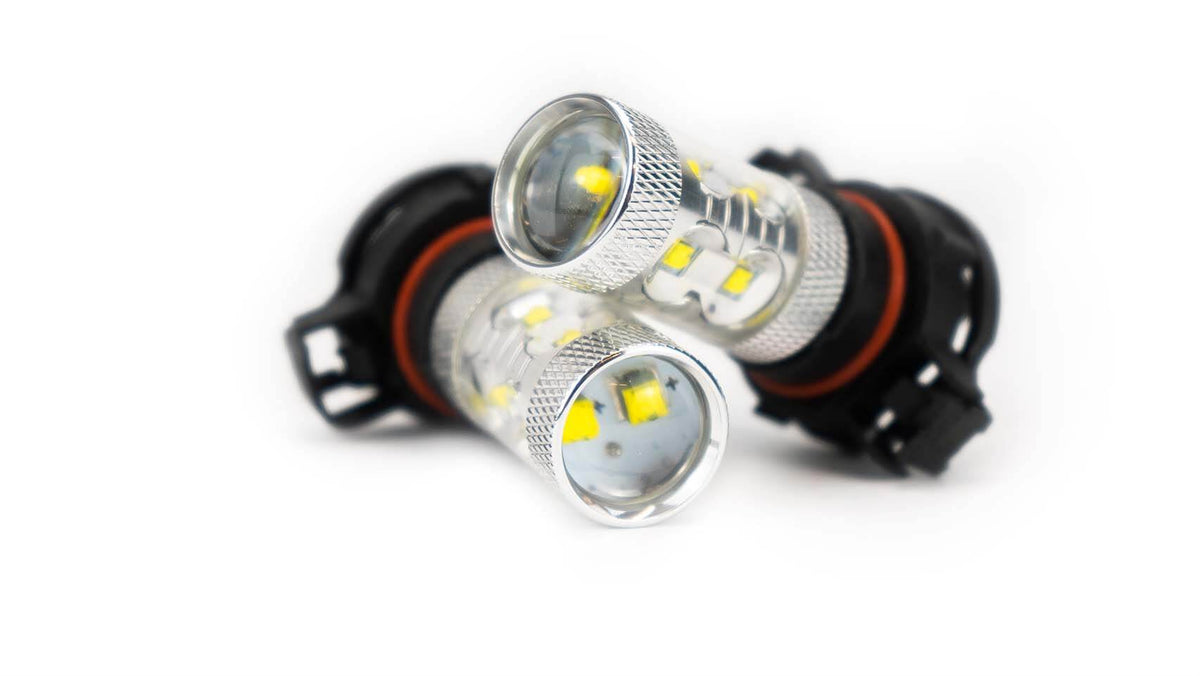 Bright error free PS24W LED bulb - White