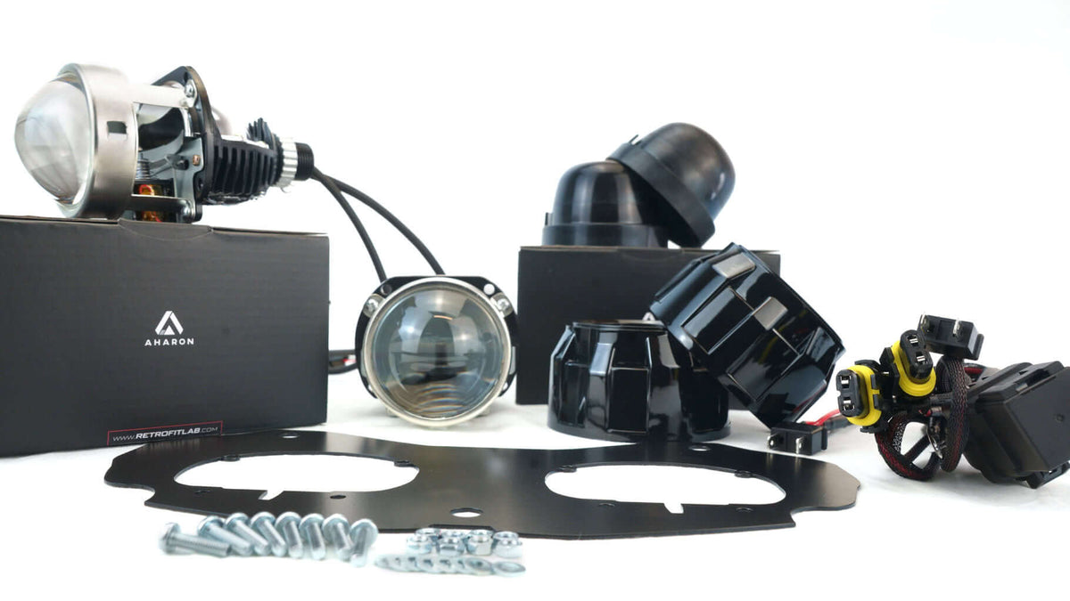 Kawasaki Z1000 (10-13) - Bi-LED headlight lighting upgrade kit